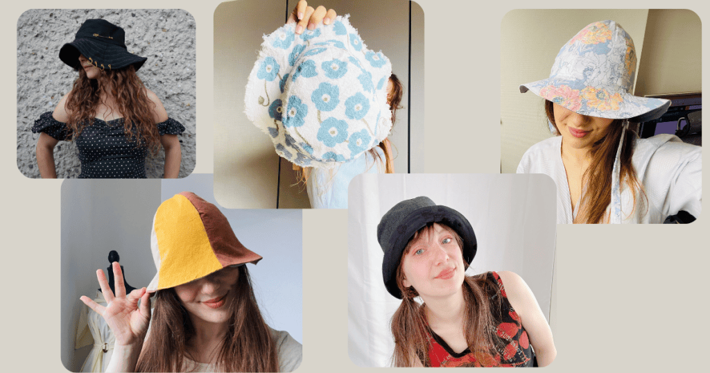 5 Free Hat Sewing Patterns – Bucket Hats for Summer - Sparrow Refashion ...