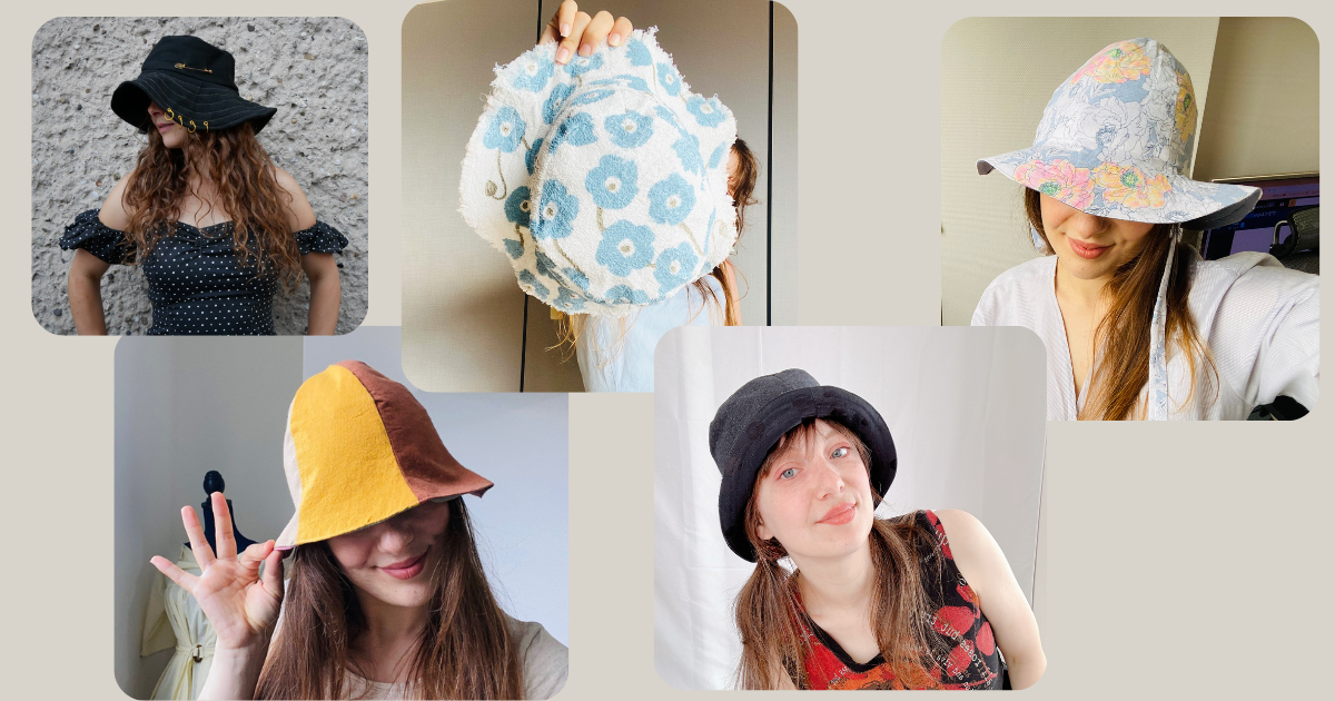 5 Free Hat Sewing Patterns – Bucket Hats for Summer - Sparrow Refashion ...